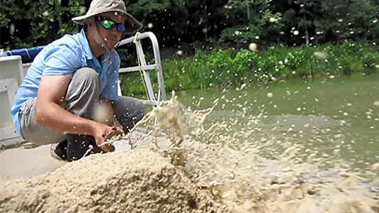 Improve Water Quality By Liming Your Pond