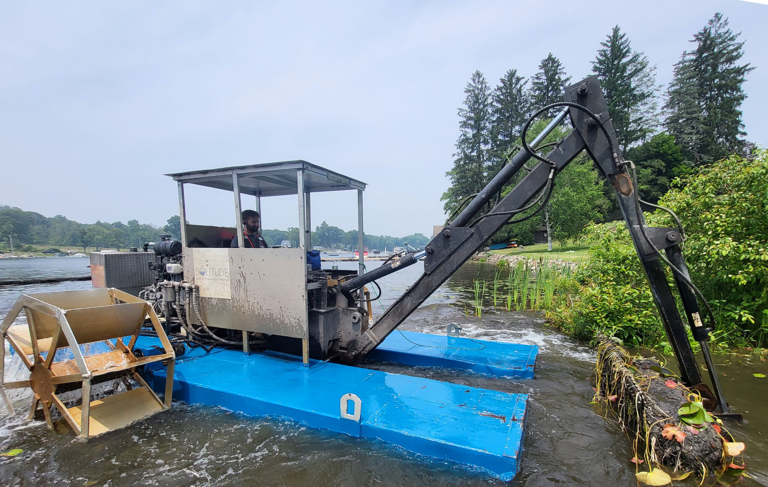 Hydro-Raking: Remove Muck and Aquatic Weeds